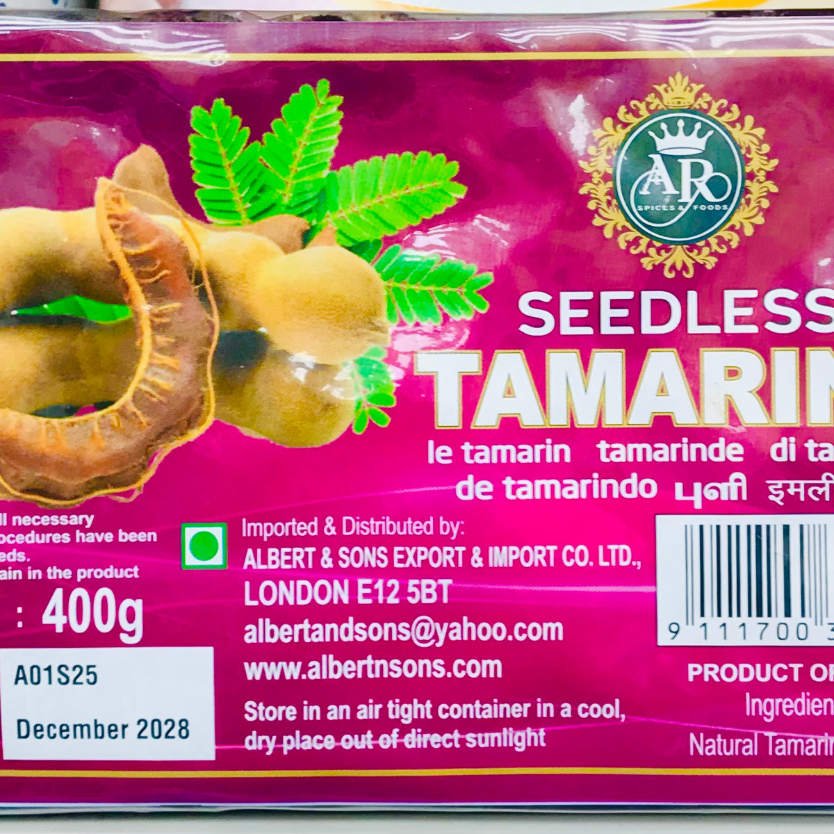 Seedless Tamarind – Variety Foods UK