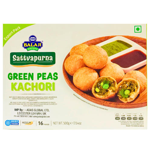 Buy Balaji Frozen Green Peas Kachori – Free UK Delivery – Variety Foods UK