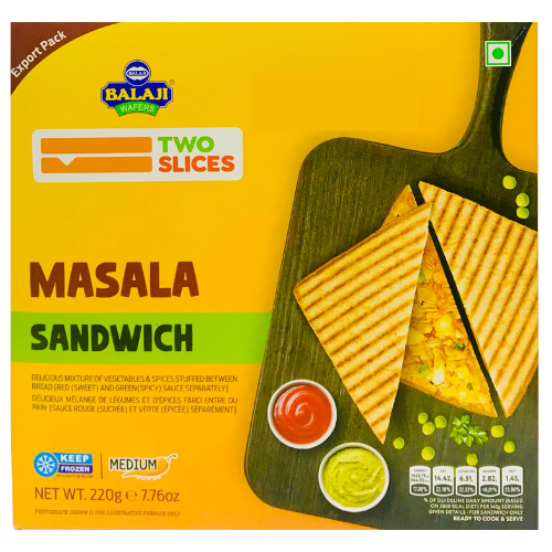 Buy Balaji Frozen Masala Sandwich – Free UK Delivery – Variety Foods UK