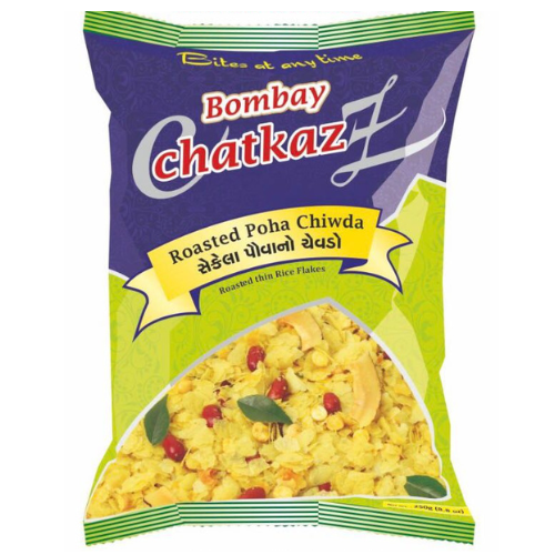 Buy Bombay Chatkaz Roasted Pawa Chevda - Indian Snacks – Variety Foods UK