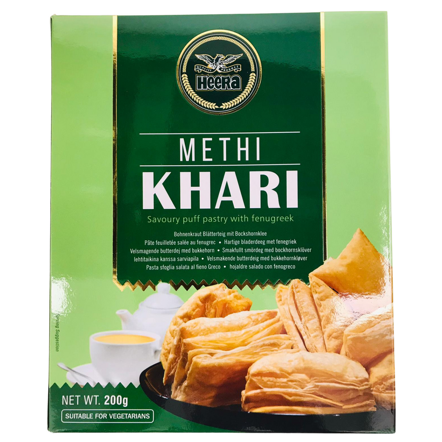 Buy Heera Methi Khari Biscuits - Free UK Delivery – Variety Foods UK