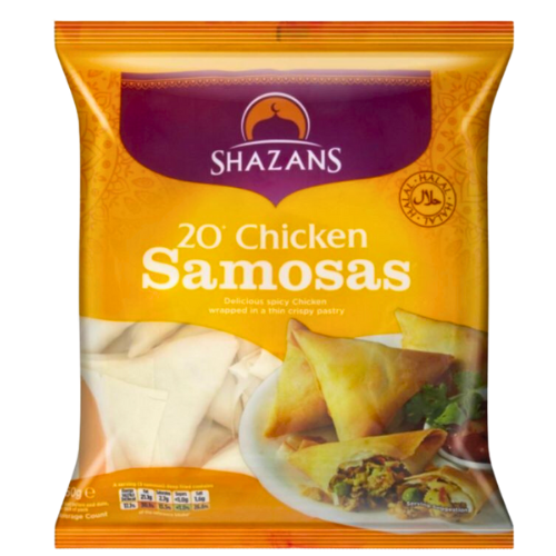 Buy Shazans Frozen Chicken Samosas Free UK Delivery – Variety Foods UK