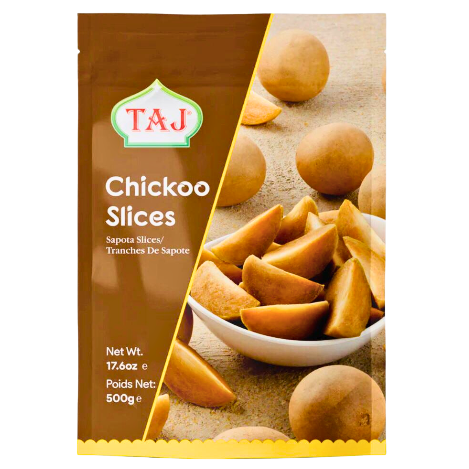 Buy Taj Frozen Chickoo Slices Free UK Delivery – Variety Foods UK