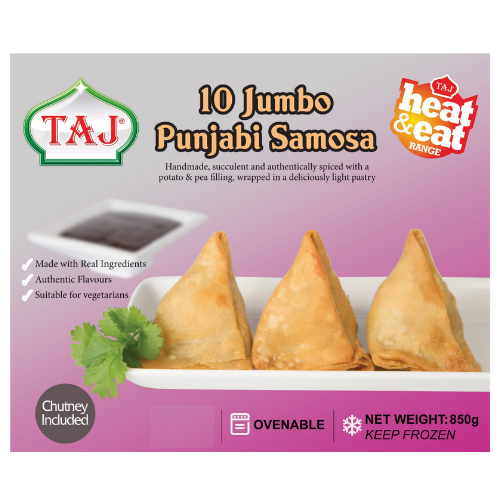 Taj Frozen Jumbo Punjabi Samosa – Variety Foods UK
