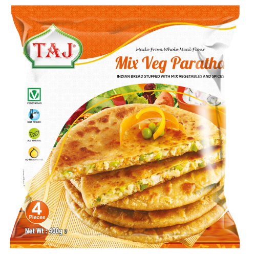 Buy Taj Frozen Mix Veg Paratha Free UK Delivery – Variety Foods UK