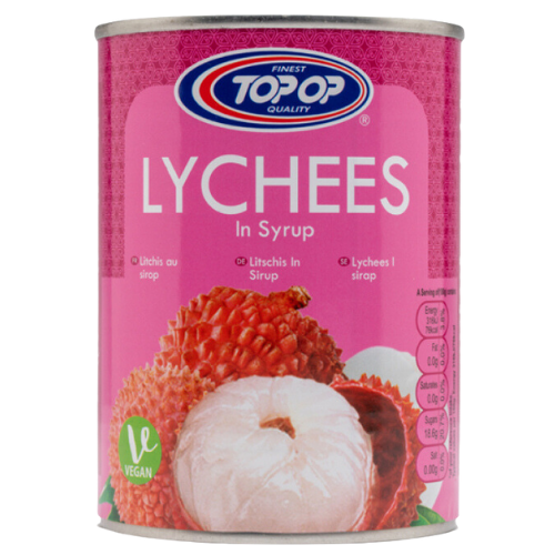 Buy Top Op Lychees In Syrup Canned Tins Free UK Delivery – Variety Foods UK