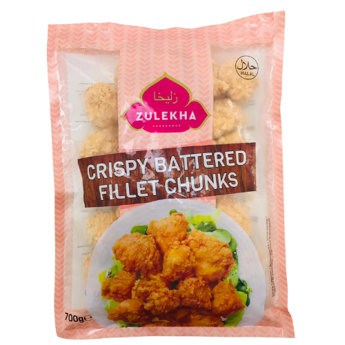 Buy Zulekha Crispy Battered Fillet Chunks – Free UK Delivery – Variety ...